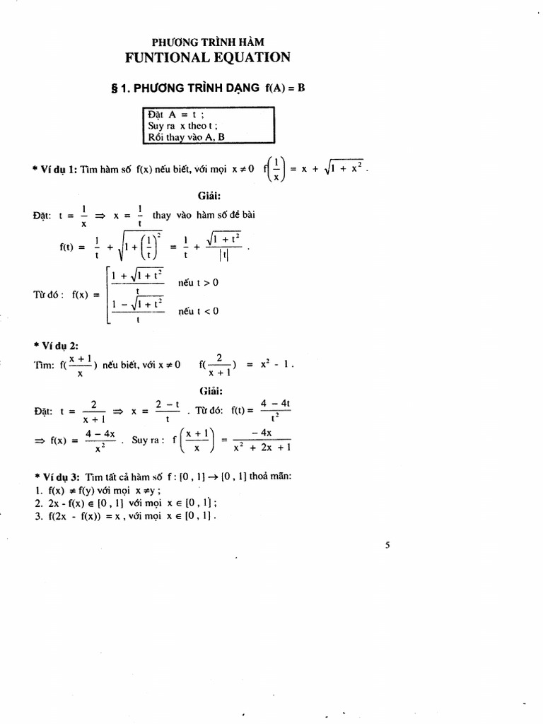 PhÆ°Æ¡ng TrÃ NH HÃ M Co Ban Lá P 10 | PDF