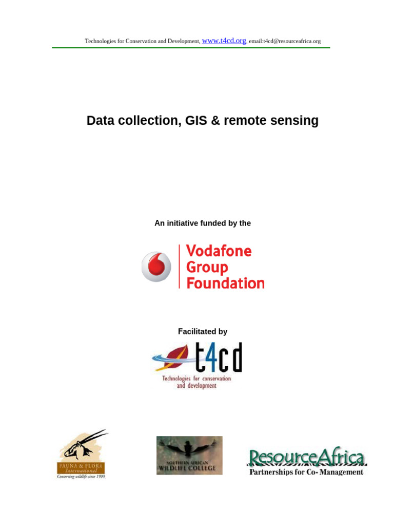 Training Manual - GIS and Remote Sensing | PDF | Geographic Information System | Latitude