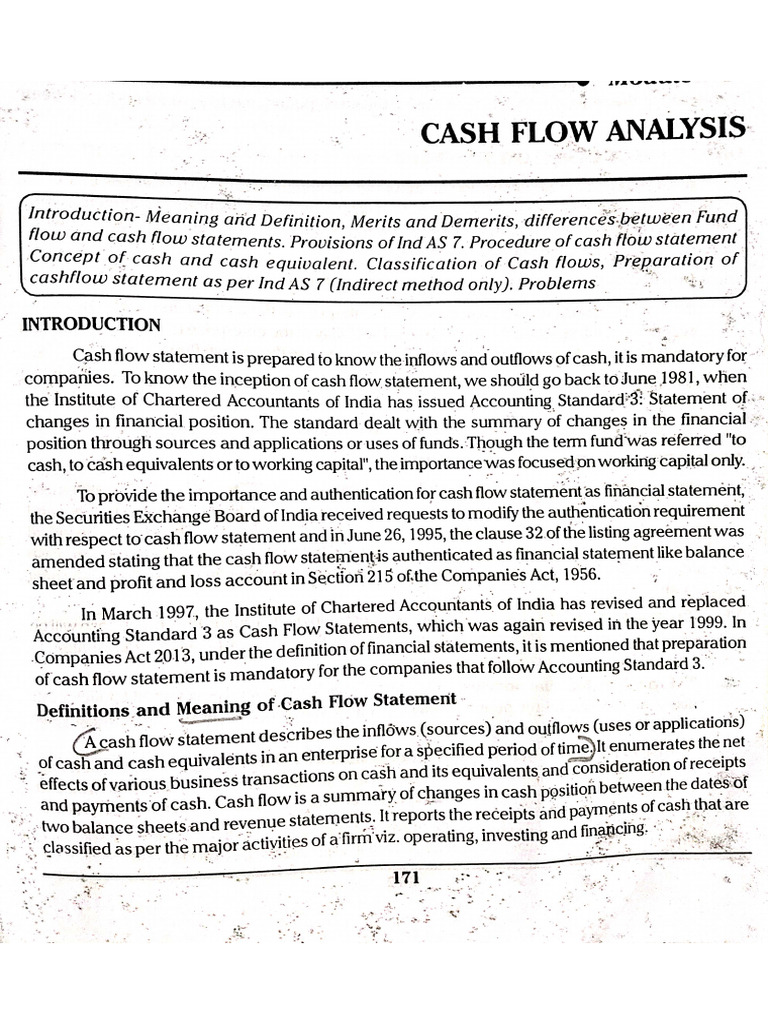 Module 4- Cash flow analysis | PDF