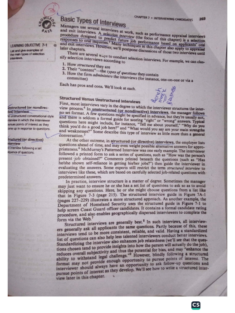 Basics Types of Interview | PDF