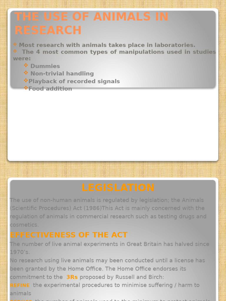 Guidelines For Animal Research | PDF | Animal Testing | Psychology