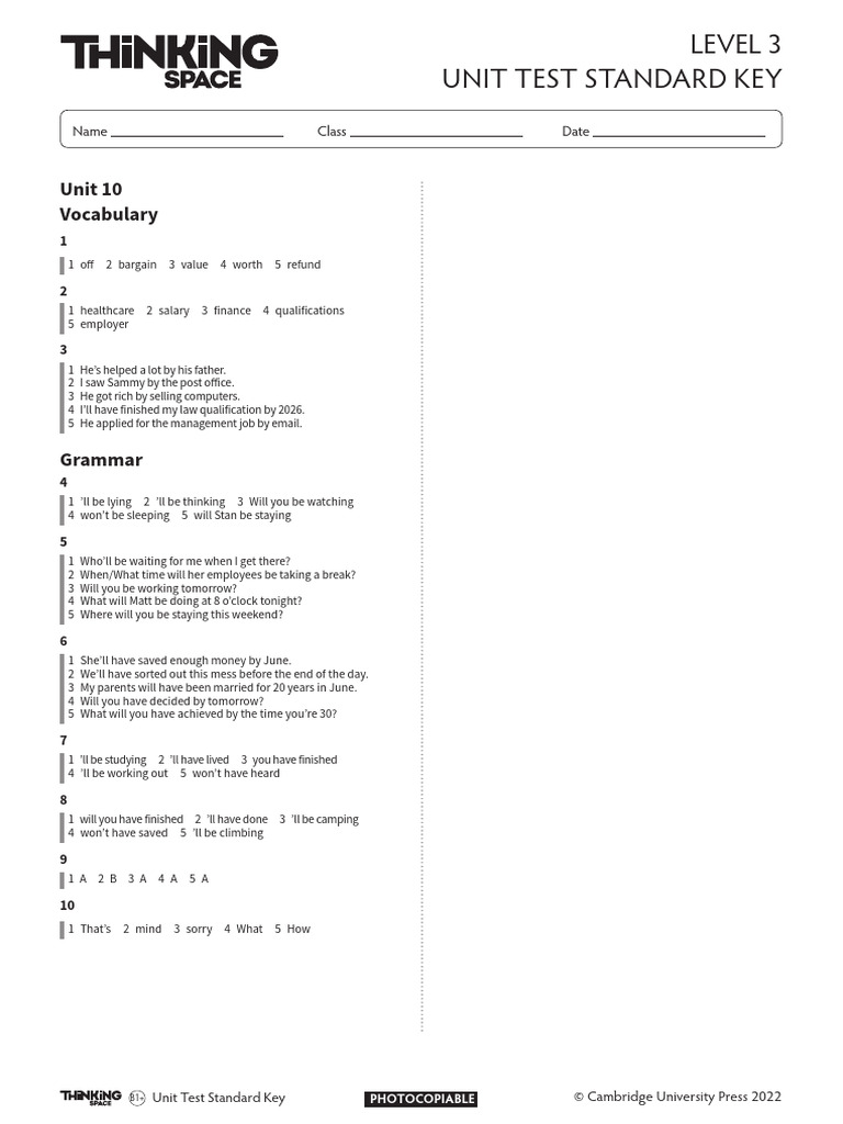 THK-UT-U10S With Answers | PDF