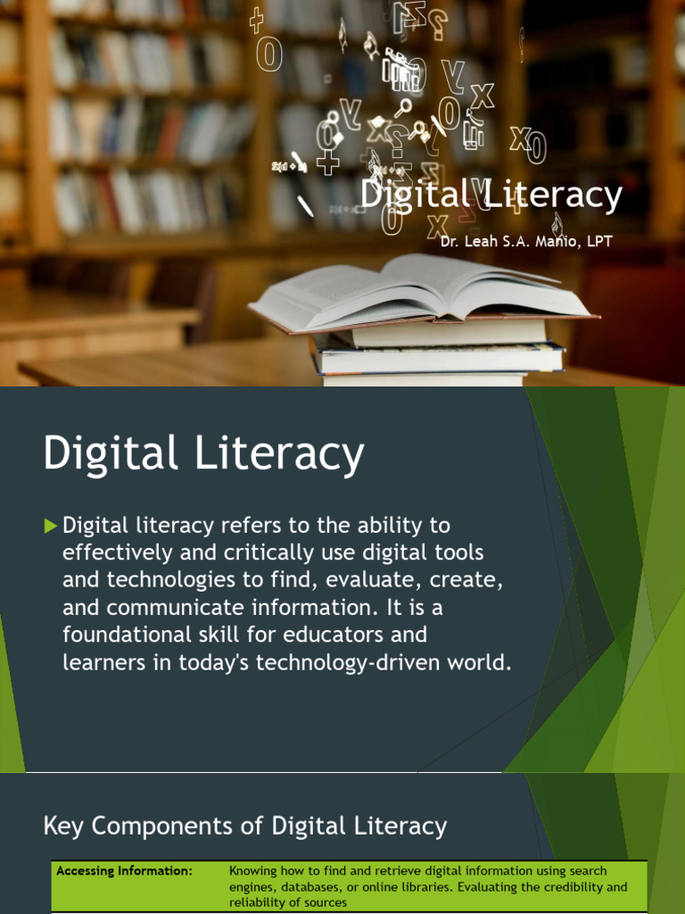 Module 11 - INtegrating Childhood Lesson Plan - Digital Literacy | PDF ...