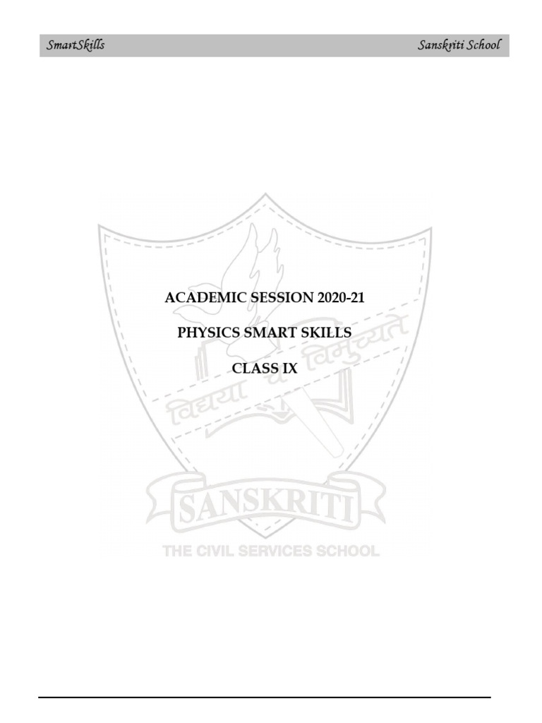 Physics Ix | PDF | Acceleration | Force