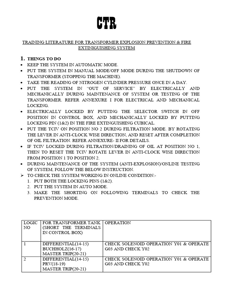 traning literature - NIFPE system | PDF | Valve | Relay