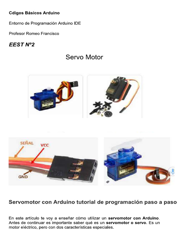 Servo Motor | PDF