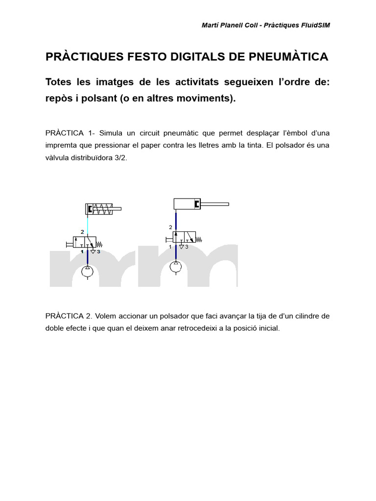 Pràctiques Festo FluidSIM | PDF