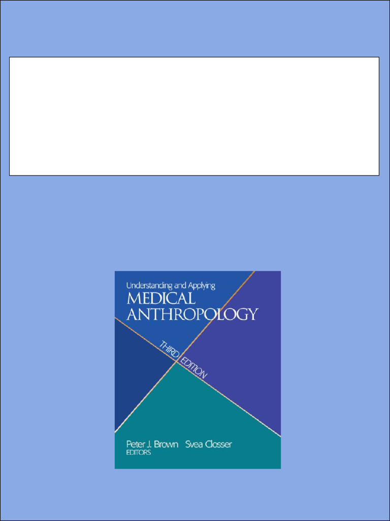 Understanding and Applying Medical Anthropology 3rd Edition Peter J. Brown Download | PDF ...