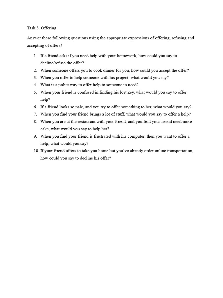 Task 3 Offering | PDF