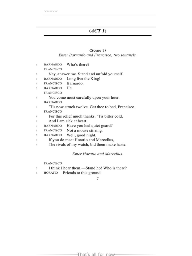 PDF Hamlet by Us | PDF