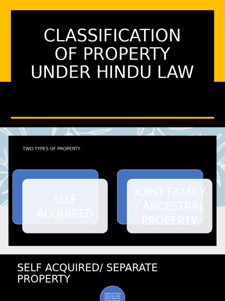 CLASSIFICATION OF PROPERTY (1) | PDF | Justice | Crime & Violence