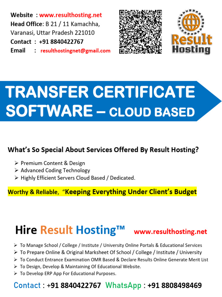 Transfer Certificate Software | PDF | Information Technology | Software