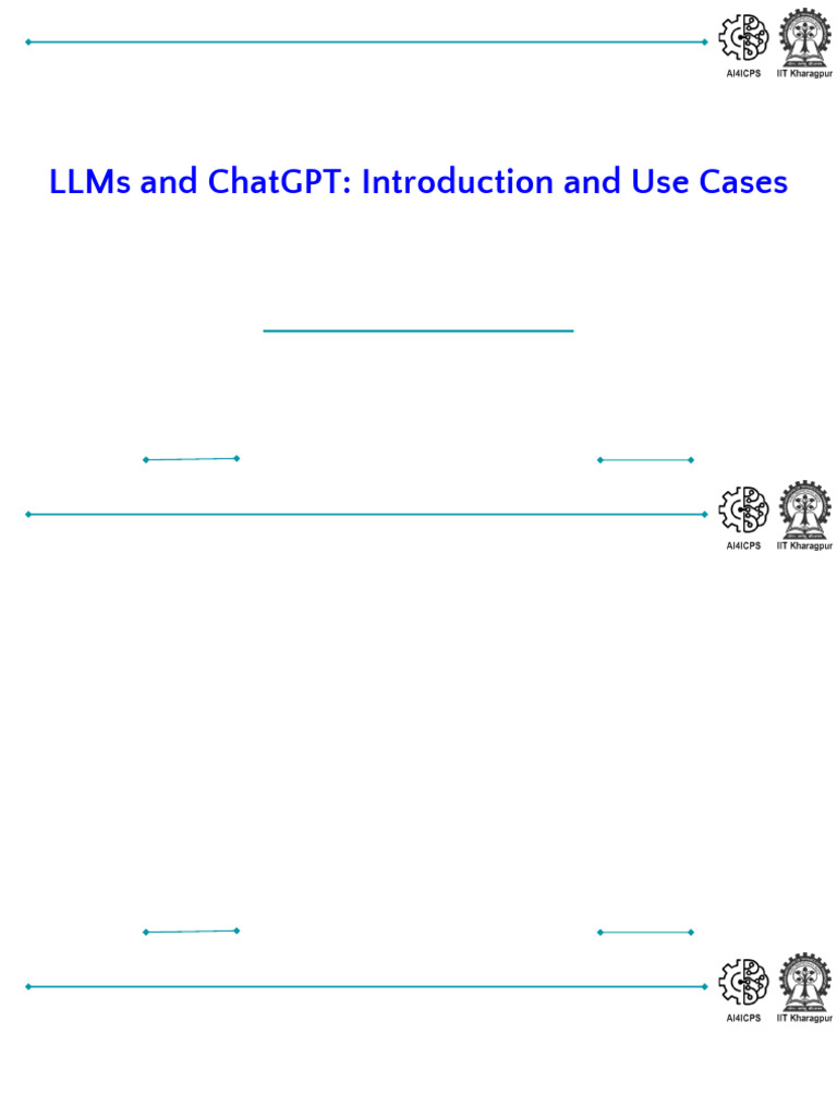 Week 13 LLM ChatGPT HAAI IITKgp v2 | PDF | Artificial Intelligence | Intelligence (AI) & Semantics
