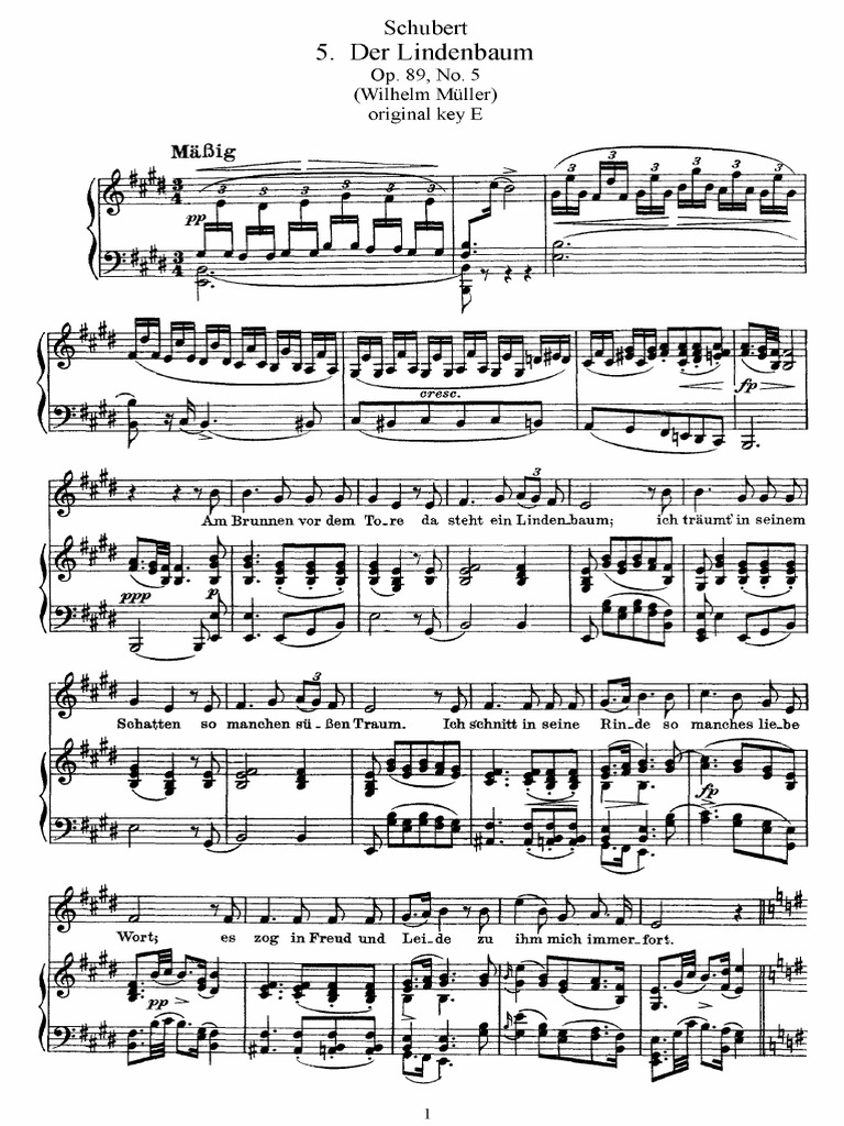 Der Lindenbaum | PDF