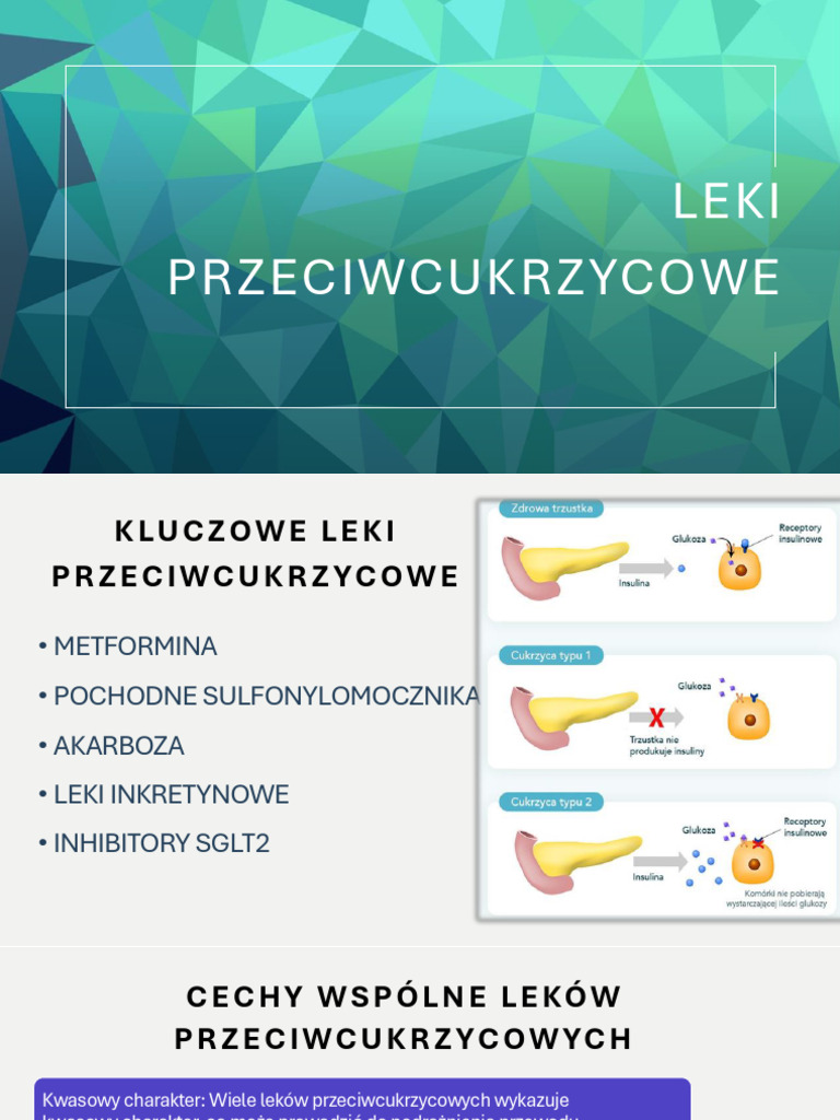 Leki Przeciwcukrzycowe | PDF