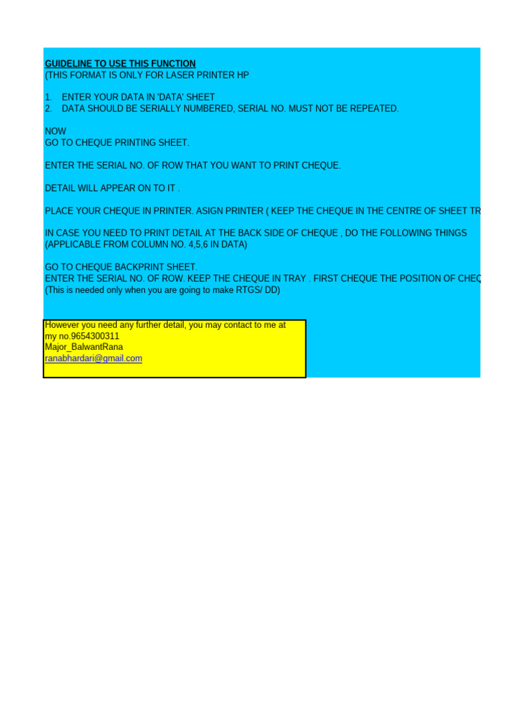 41 Rtgs and Cheque Printing Rbsoft | PDF