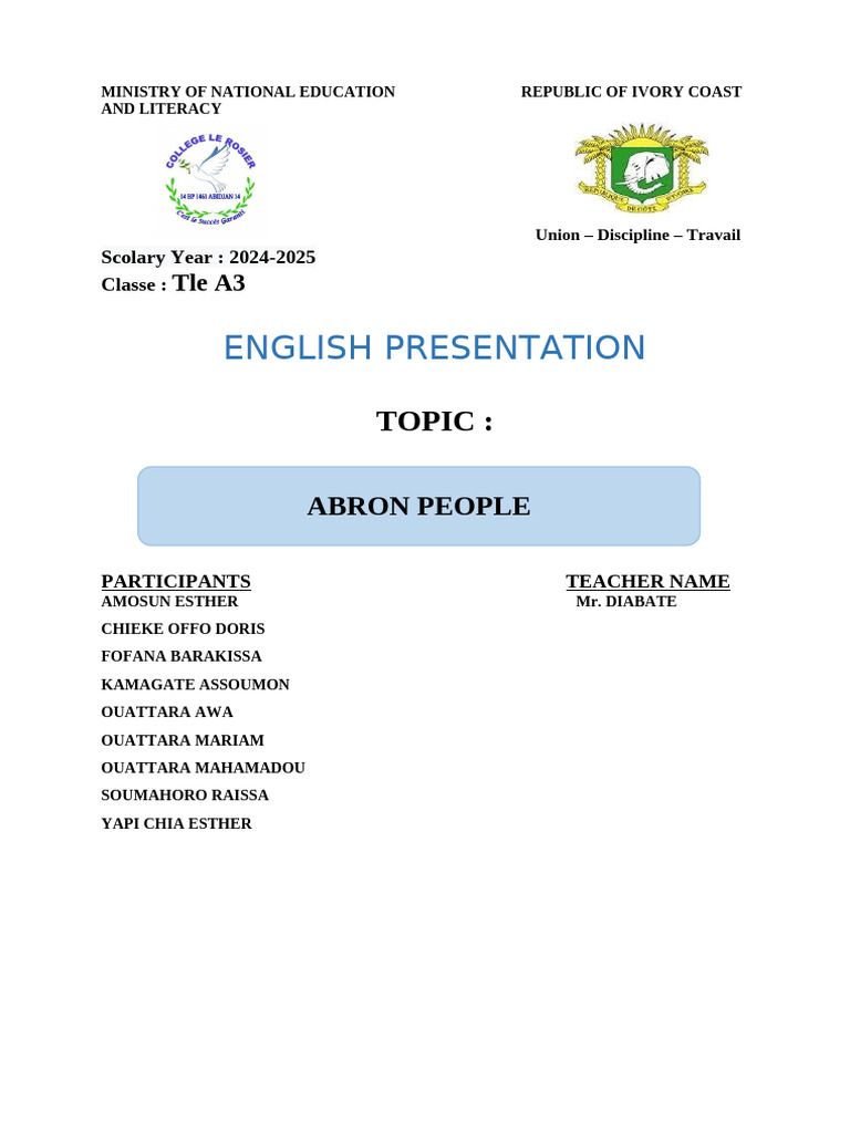 Rosier Anglais | PDF