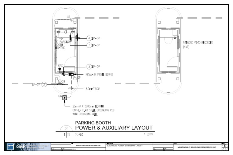 E1 - (Parking Booth) Electrical | PDF