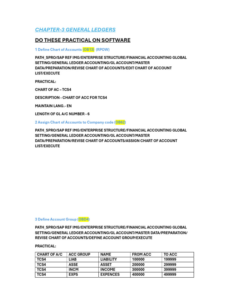 General Ledger Accounting in SAP FICO | PDF | Financial Accounting | Cash
