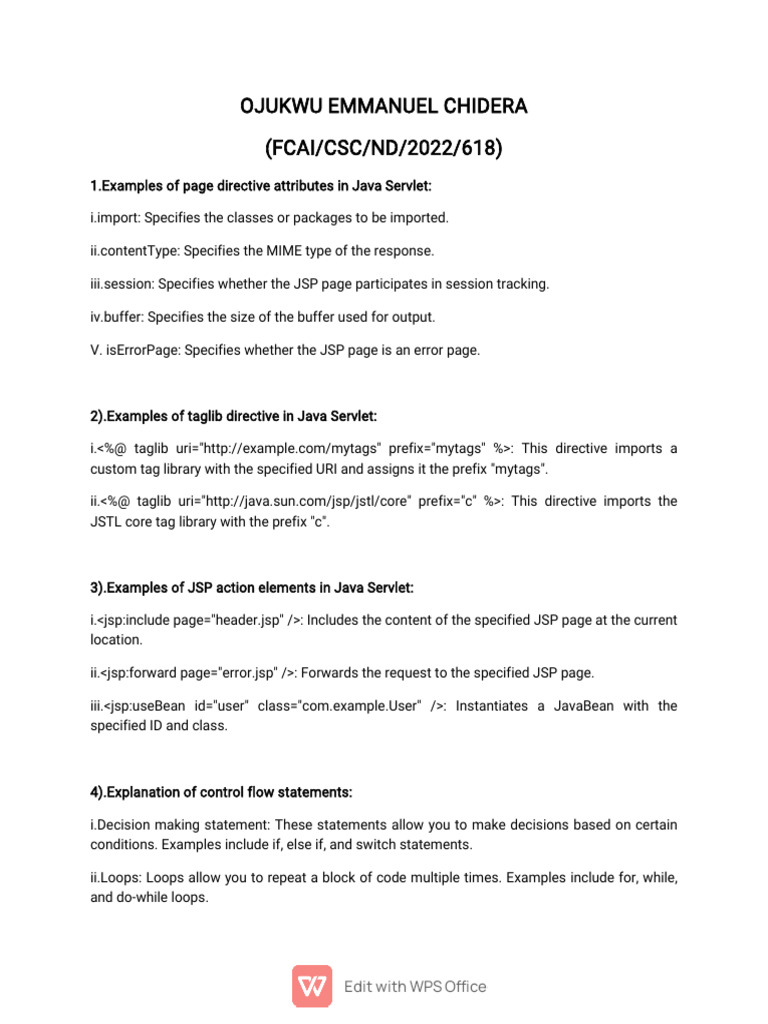 OJUKWU EMMANUEL-java | PDF