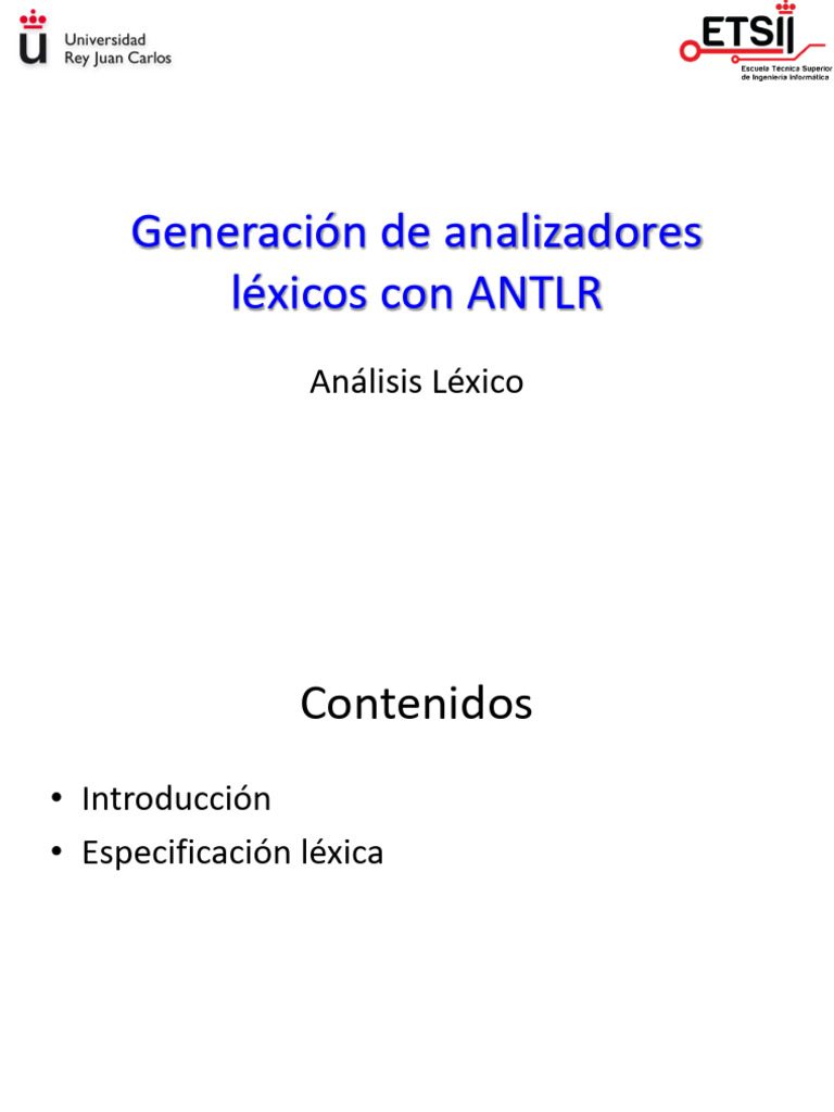 Tema2 Antlr AnalisisLexico PL | PDF | Analizando | Gramática