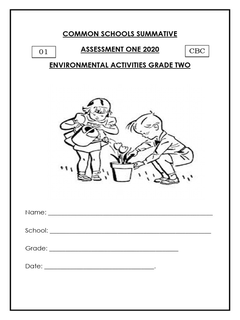 Environmental Grade Two Exam | PDF | Fashion | Clothing