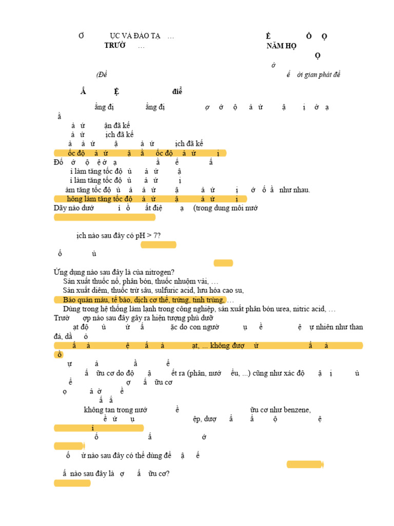 De Kiemtra Hk1 - Hoa 11-Ctst | PDF