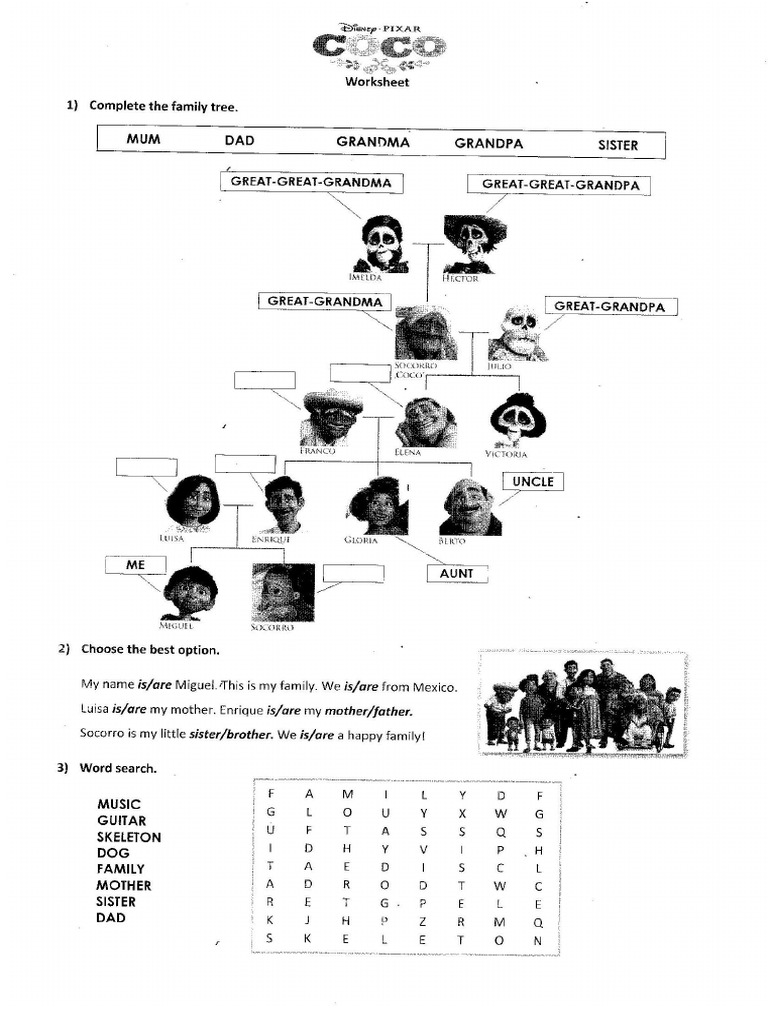 Coco Worksheet | PDF