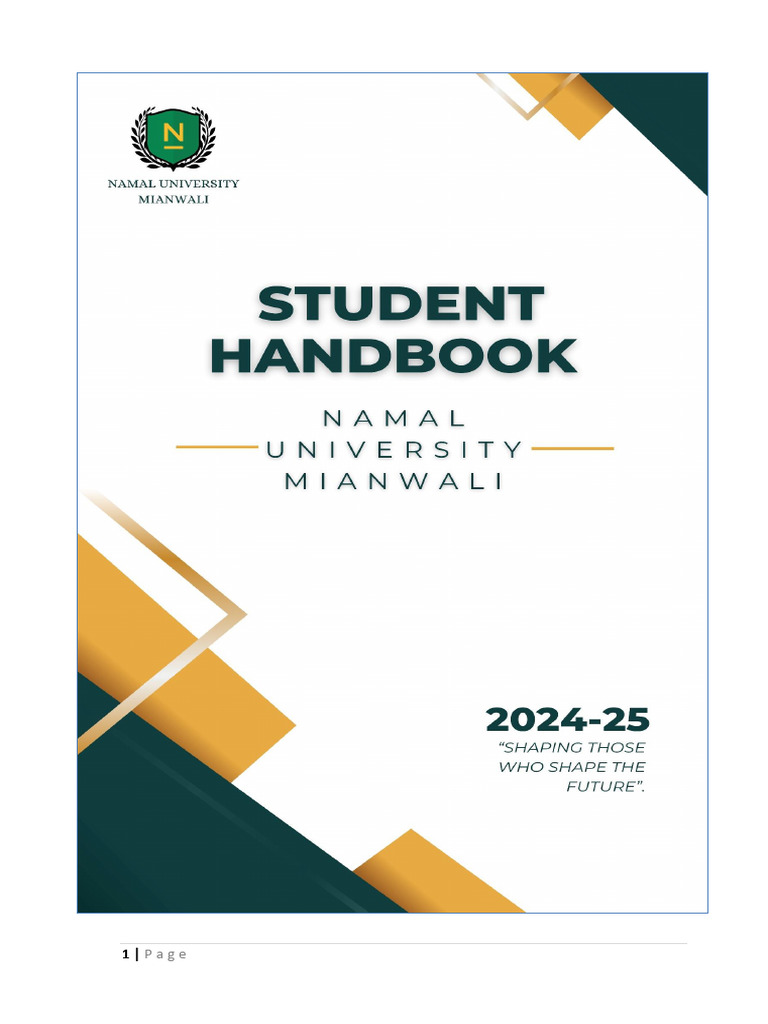 Namal University Academic Overview | PDF | Data | Academic Term