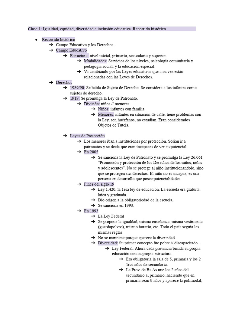 Diversidad, Inclusión Educativa y Discapacidad | PDF | Percepción ...