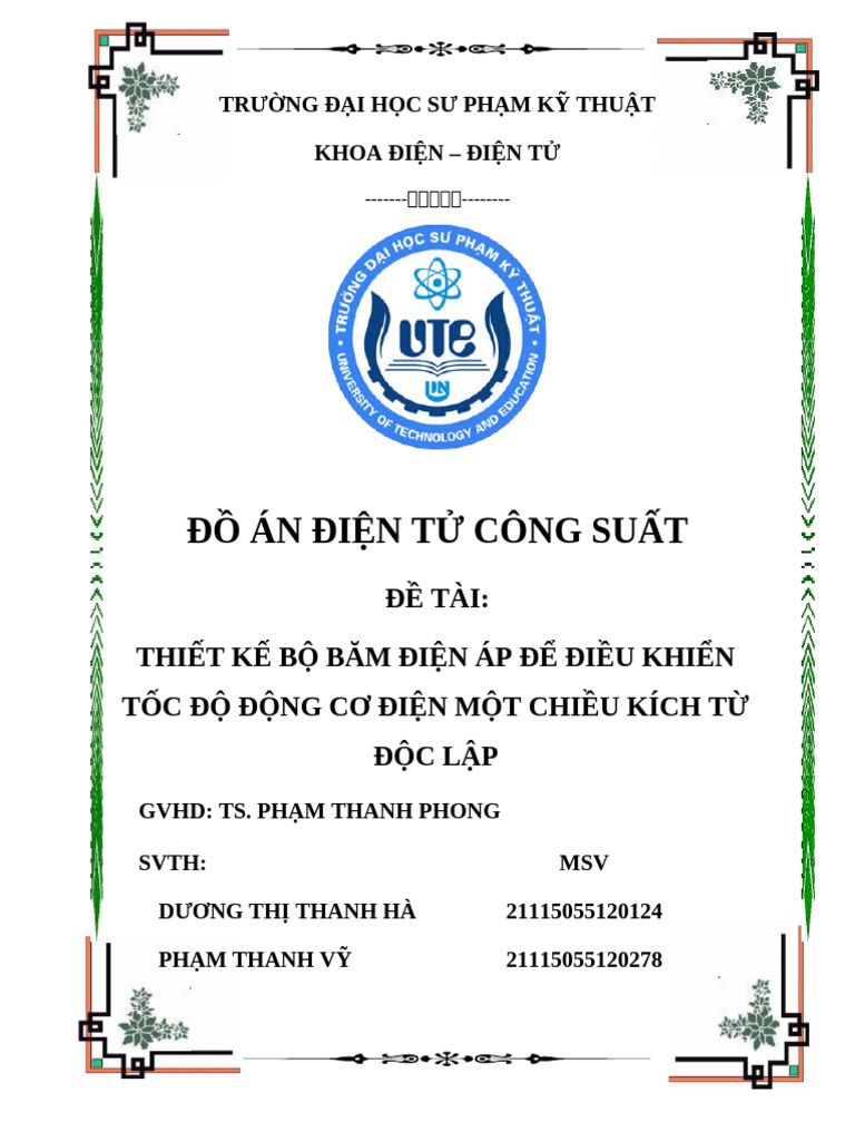 Baocao DTCS Final | PDF