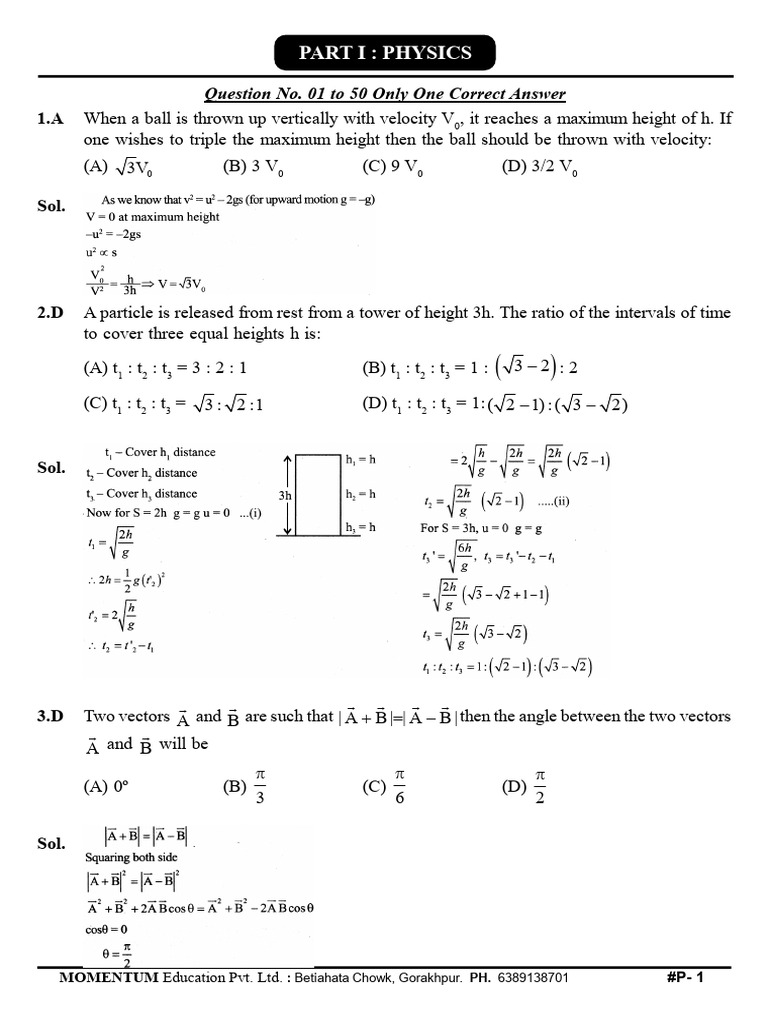 Mrts-4 (Paper With Solution) | PDF