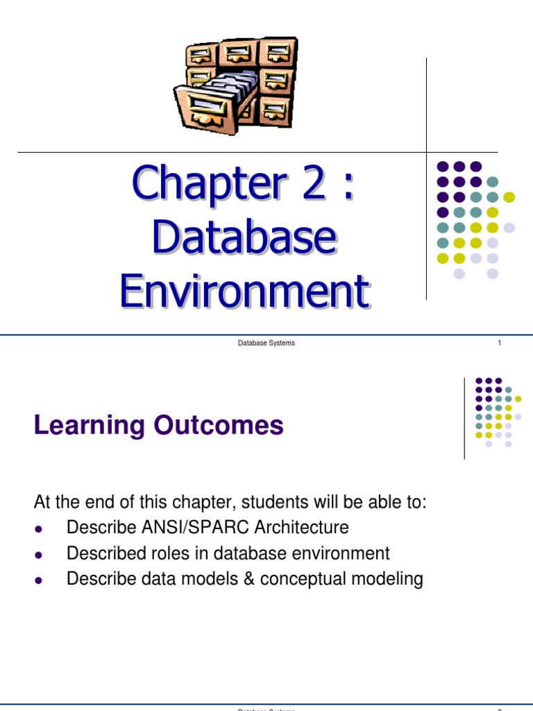 Chapter 2 Database Environment | PDF | Conceptual Model | Data Model