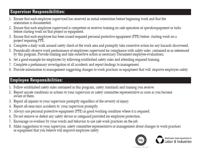 Supervisor and Employee Responsibilities | PDF