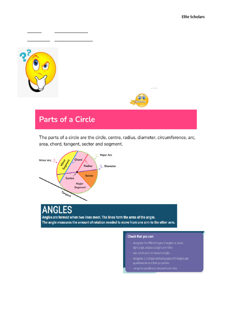 Trigonometry Circle Theorems Review | PDF