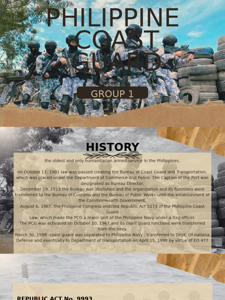 Philippine Coast Guard Mission & Vision | PDF | Coast Guard