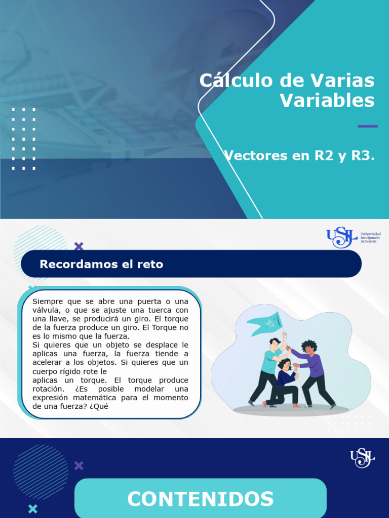Cálculo de Varias Variables: Vectores en R2 y R3 | PDF