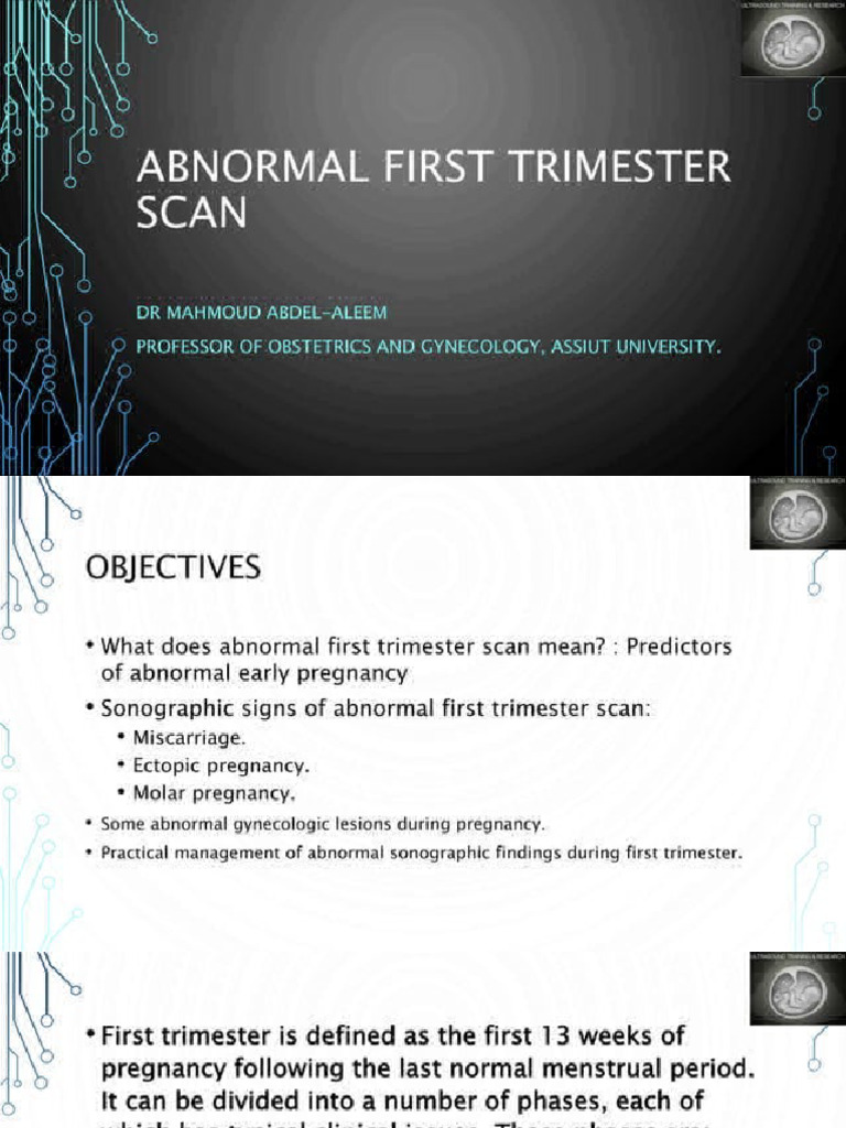 Ultrasound Scan For Anomalies | PDF