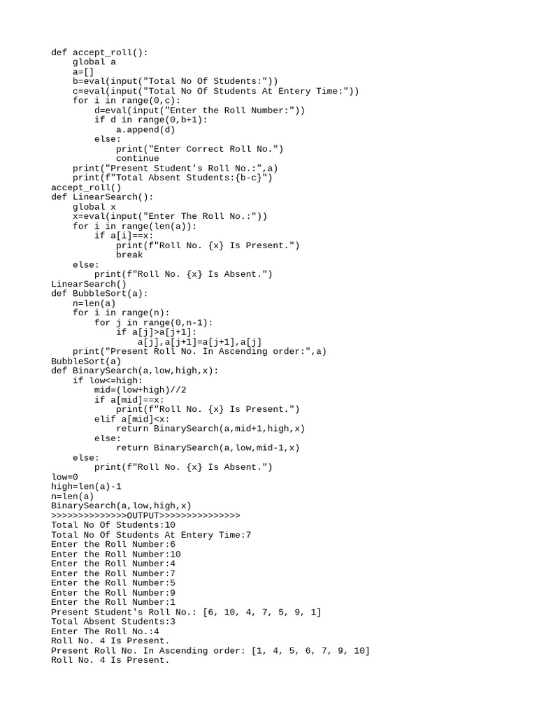 DSL Practical 3 | PDF