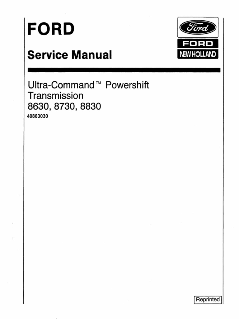 Ford 8630 | PDF