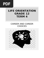 Grade 12 Life Orientation Scope For Mid Year 2025 | PDF