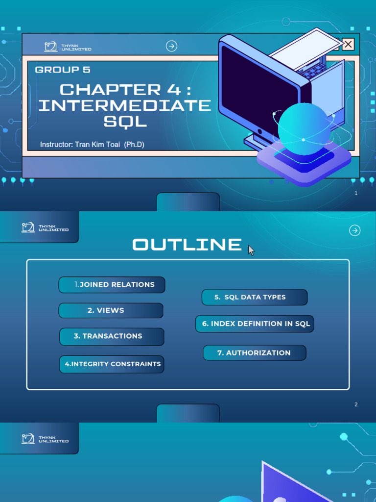 Chapter 4 Intermediate SQL | PDF