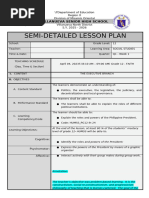 Grade 11 Detailed Lesson Plan Sample | PDF