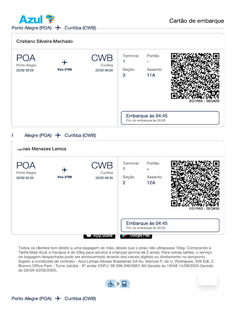 Cartao_embarque | PDF
