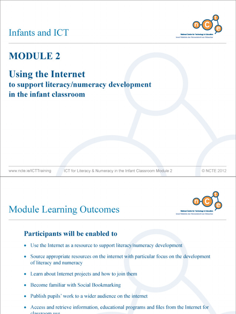 NCTE Mod 2 - ICT&Infants | PDF