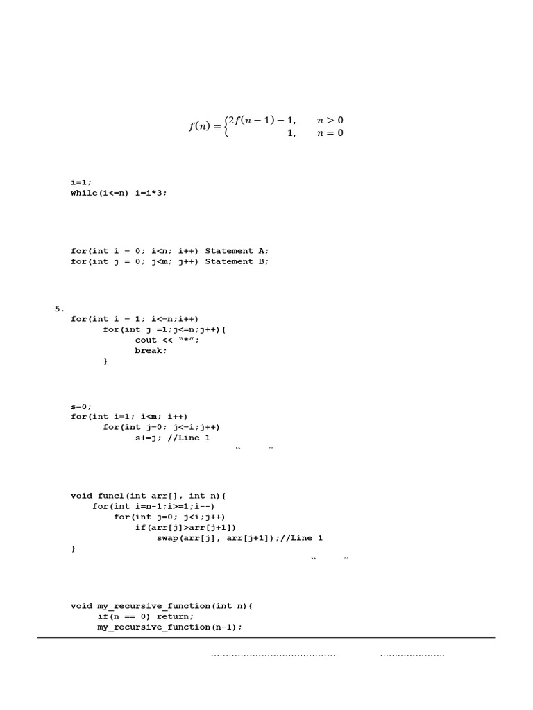 [HK232] DSA_MIDTERM_BACK (1) | PDF | Queue (Abstract Data Type) | Software Engineering