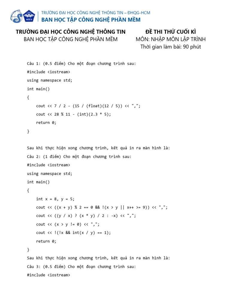 BHTCNPM Dethithu01 CK NMLT 2024 2025 | PDF