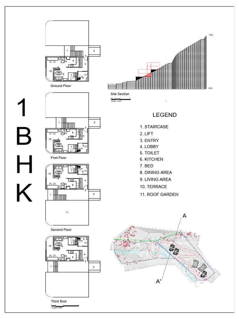 1BHK ON HILLS | PDF | Buildings And Structures