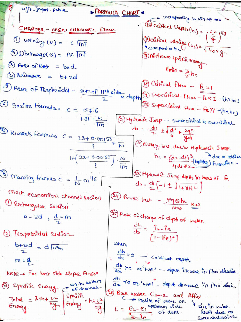 HE Formula Sheet | PDF