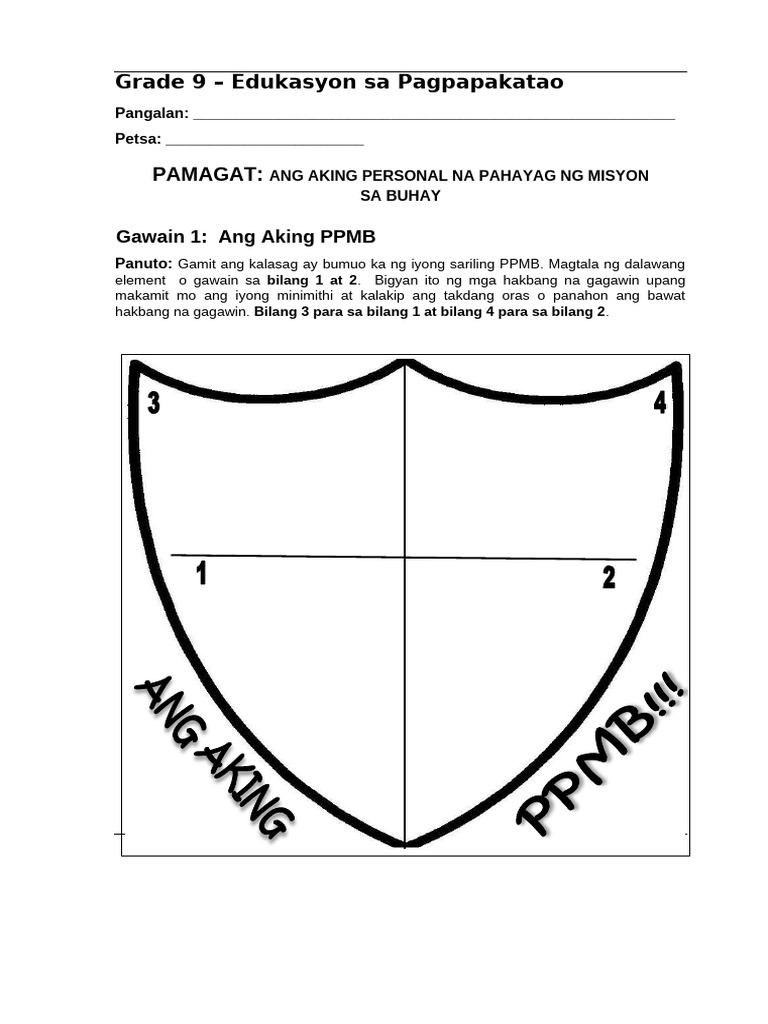 4th Quarter Worksheet 4 | PDF